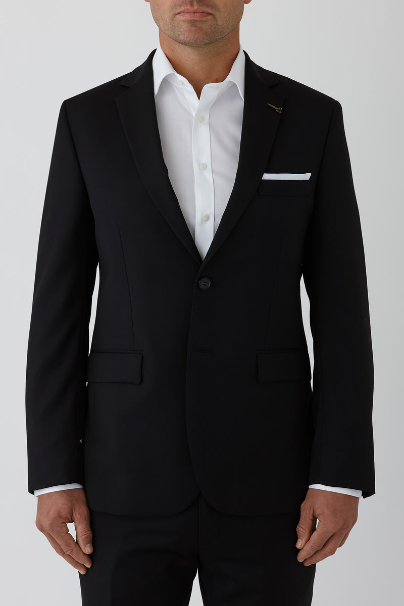 Black Anchor Jacket from Joe Black Menswear | Tailored Fit – Cambridge ...