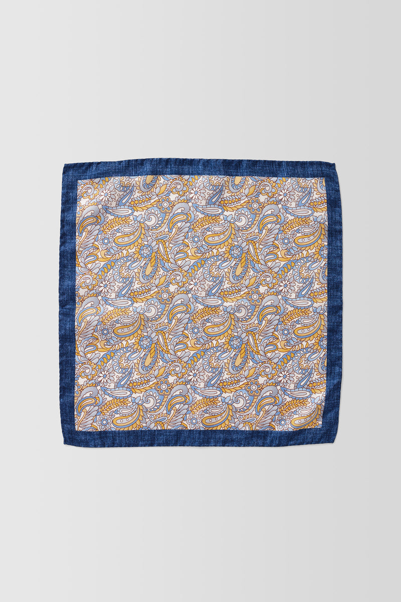 FLORAL PAISLEY POCKET SQUARE – Cambridge Clothing